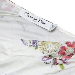 Dior | Dresses | Christian Dior Paris Rare Beautiful Floral Logo ...